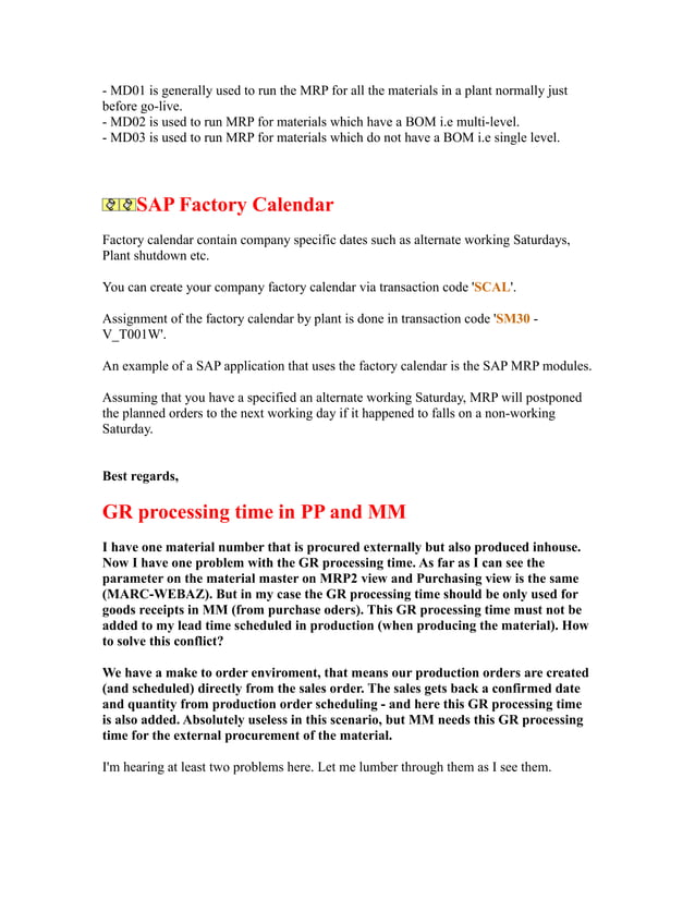6714600 sap-production-planning-table | PDF