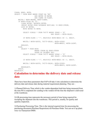 6714600 sap-production-planning-table | PDF