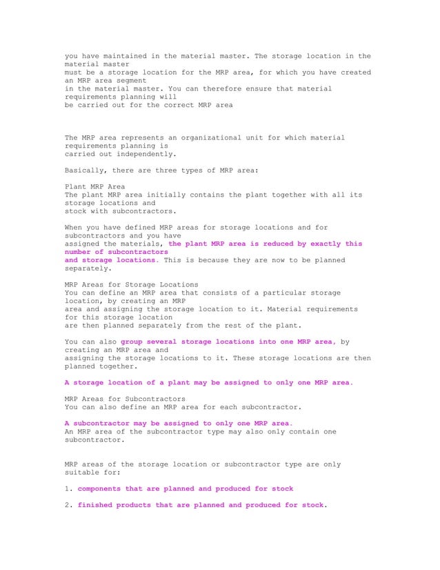 6714600 sap-production-planning-table | PDF