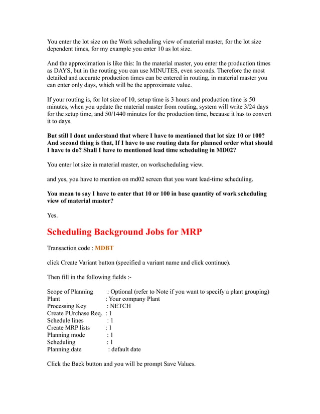 6714600 sap-production-planning-table | PDF