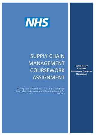 Supply Chain Management Assignment | DOCX