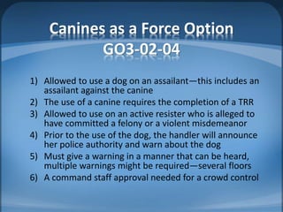 THE USE OF FORCE POWERPOINT | PPTX