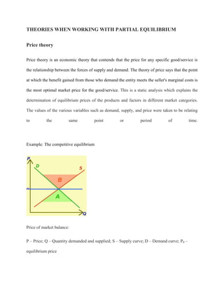 Partial equilibrium study 20--8-15 | PDF