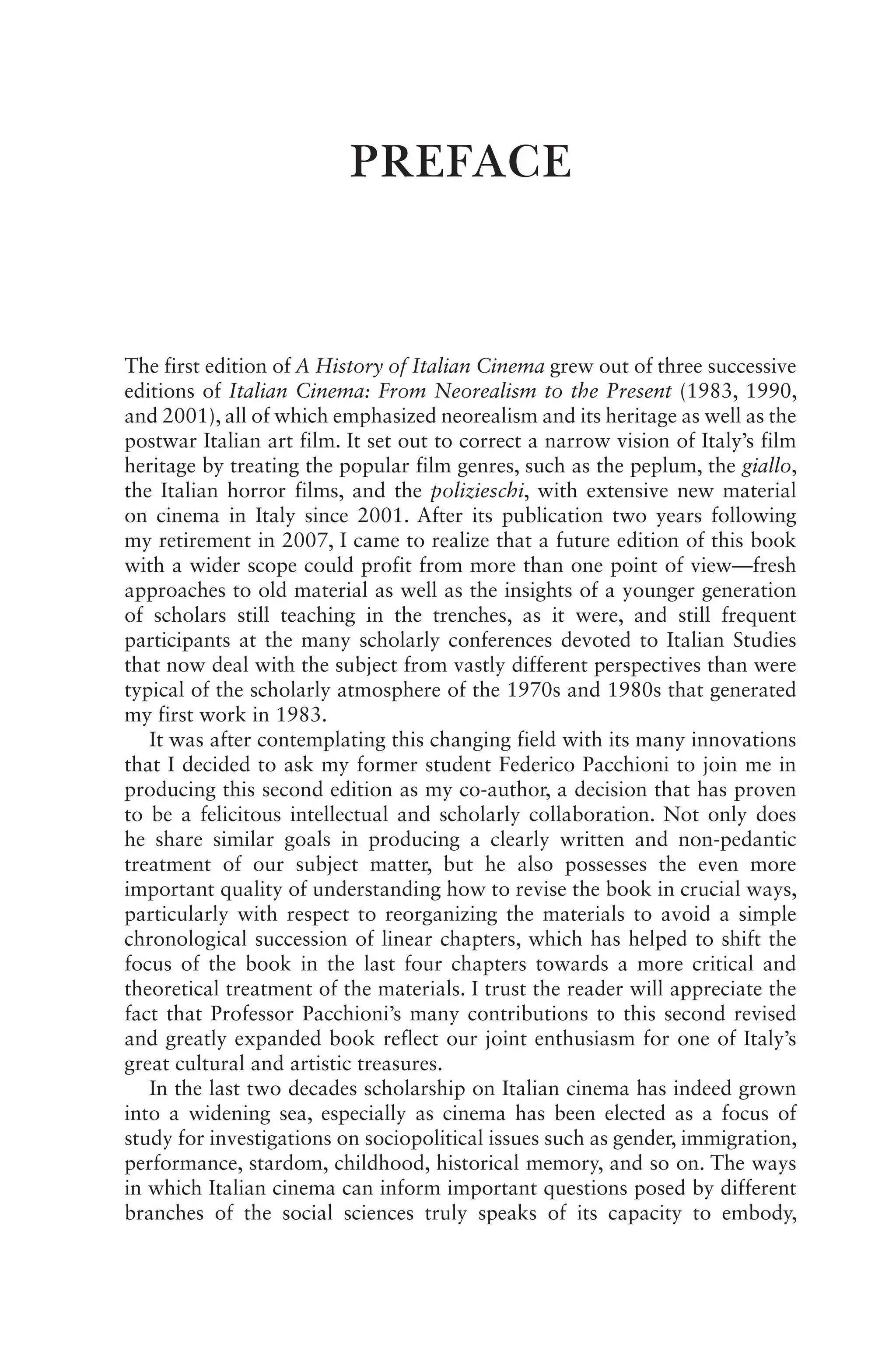 A History of Italian Cinema 2nd Edition Peter Bondanella | PDF