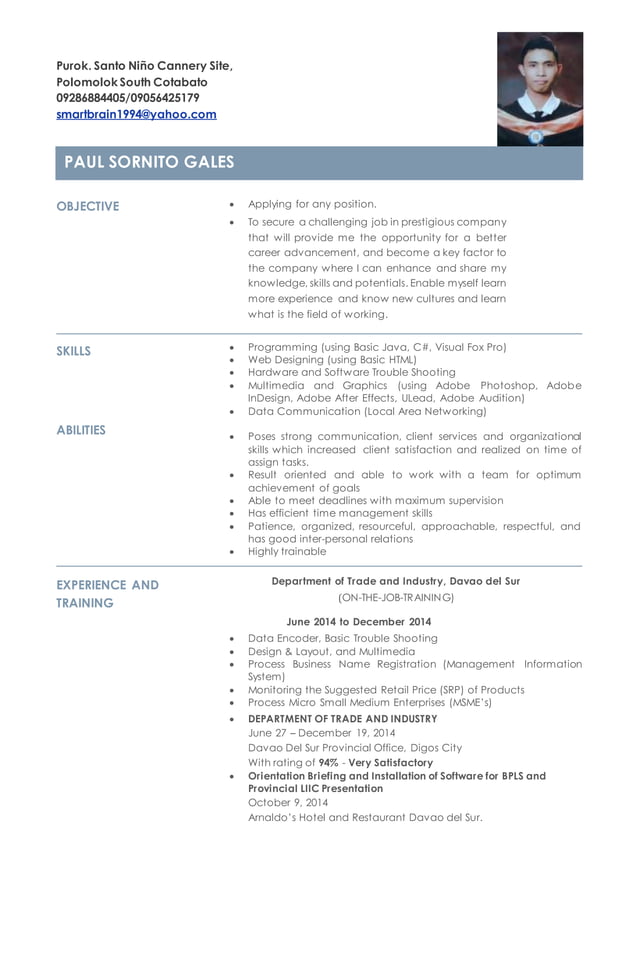 Resume Final | PDF