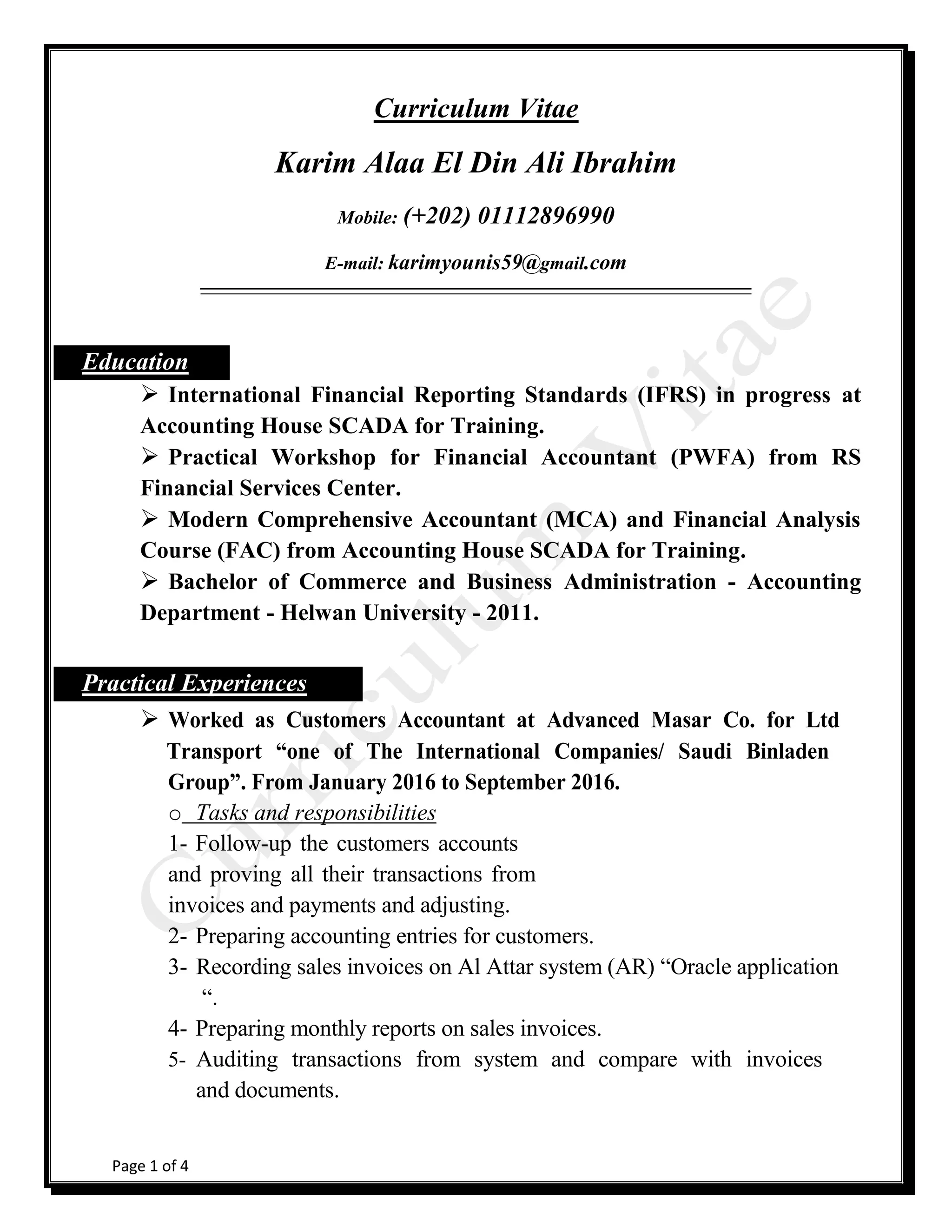 English CV | PDF