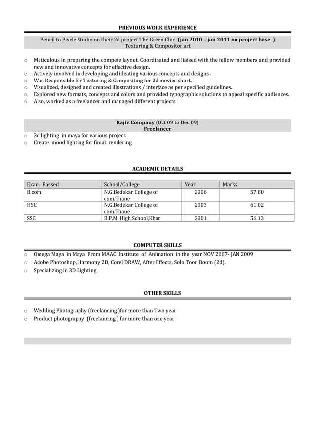 SAMEER__SUBHASH__PENDHARKAR__resume finial | PDF