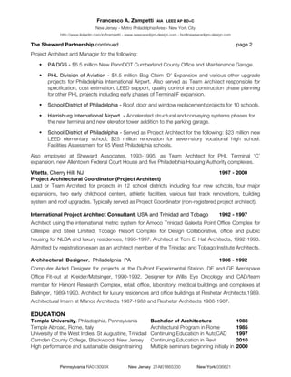 Zampetti-resume2015-project-list-ref-WEB | PDF