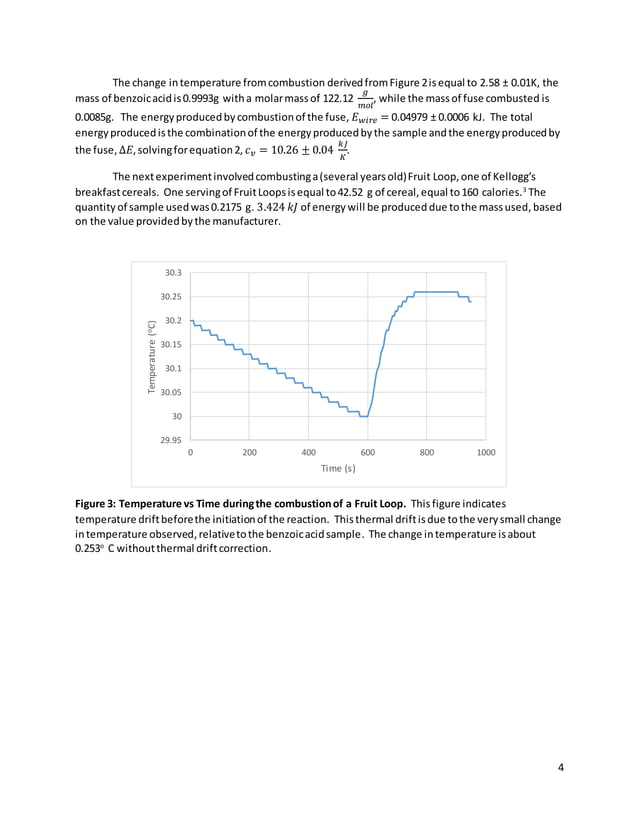 PCHEM Assignment Bomb Calorimetry | PDF
