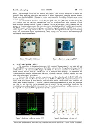 Design and implementation of portable electrocardiogram recorder with ...