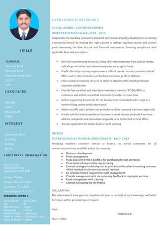 sudheer cv | PDF