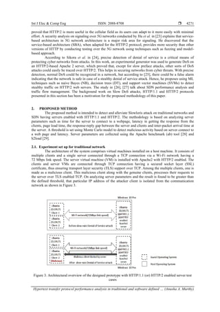 Hypertext transfer protocol performance analysis in traditional and software defined networks ...