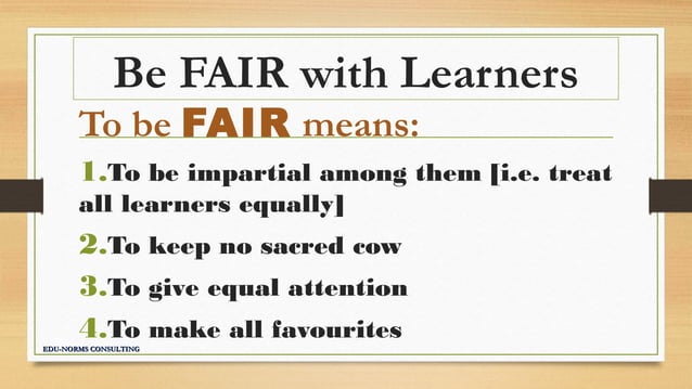 THE PRINCIPLES OF 3Fs_teachers | PPT