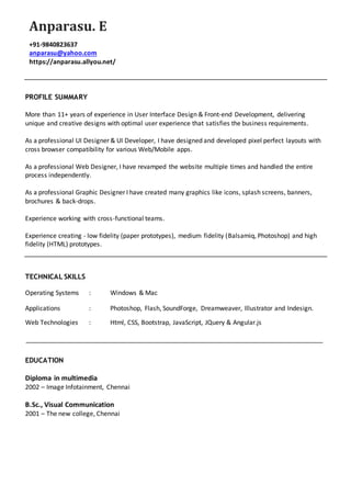 anbu-new-resume | DOCX