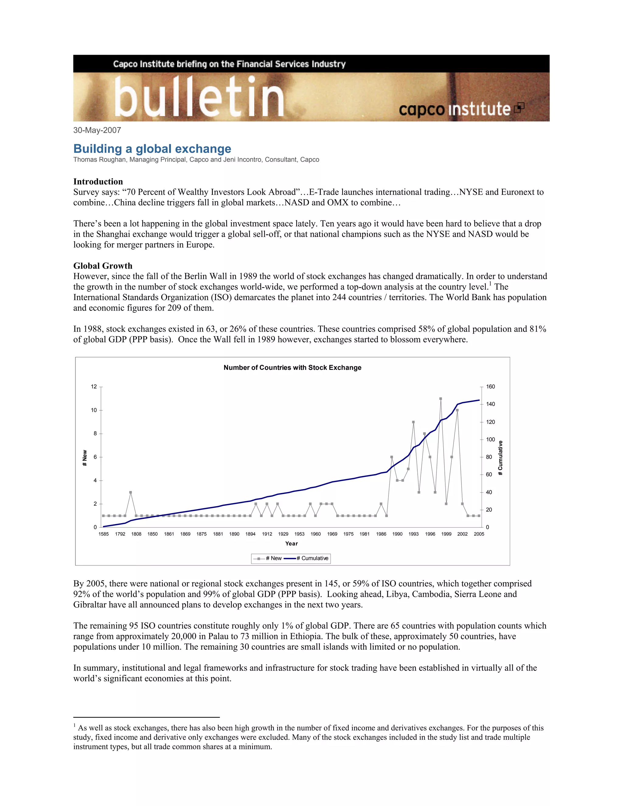 Building a Global Exchange v3.0 | PDF