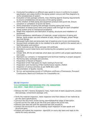 QA&QC Welding Inspector (R) | PDF