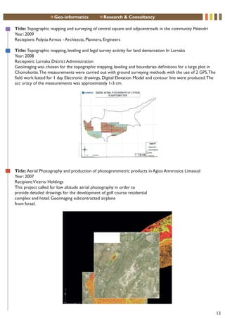 Geoimaging Company Profile - 2015 | PDF
