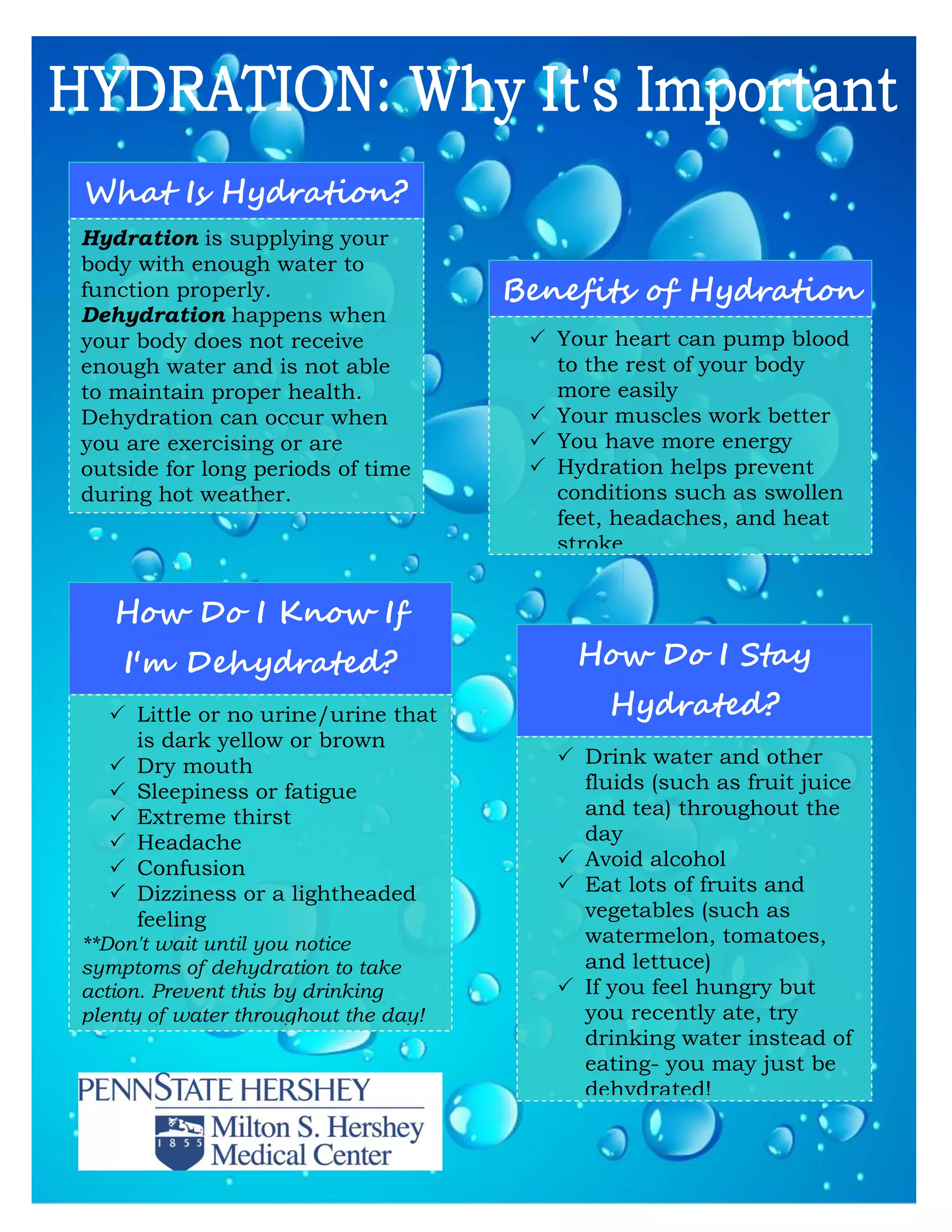 Hydration handout- pdf | PDF