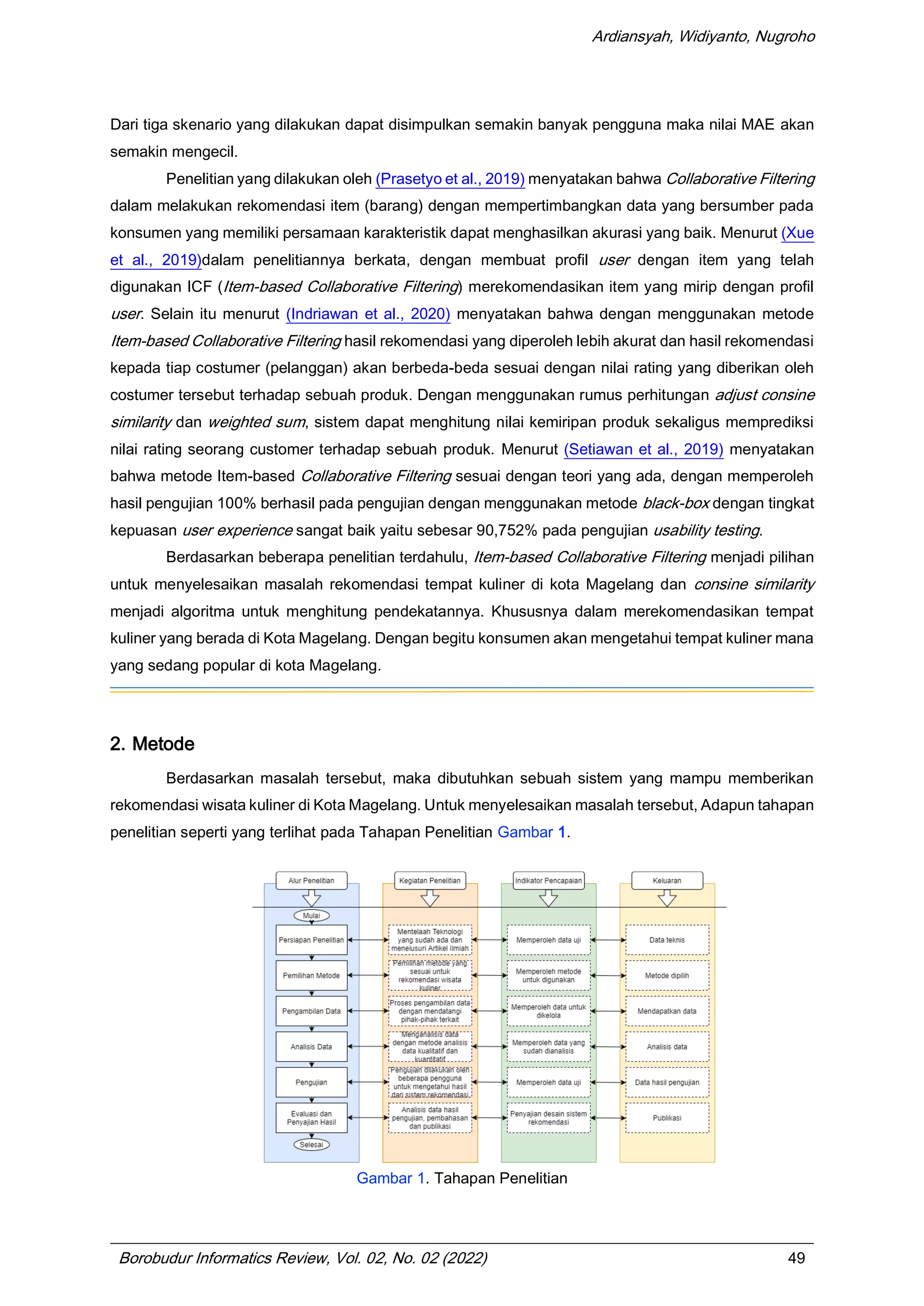 Web Based Culinary Tourism Recommendation System Pdf