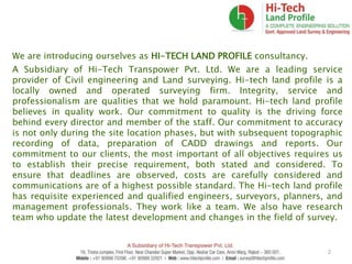 Hi-Tech Land Profile | PPTX
