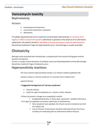 vancomycin protocol | PDF