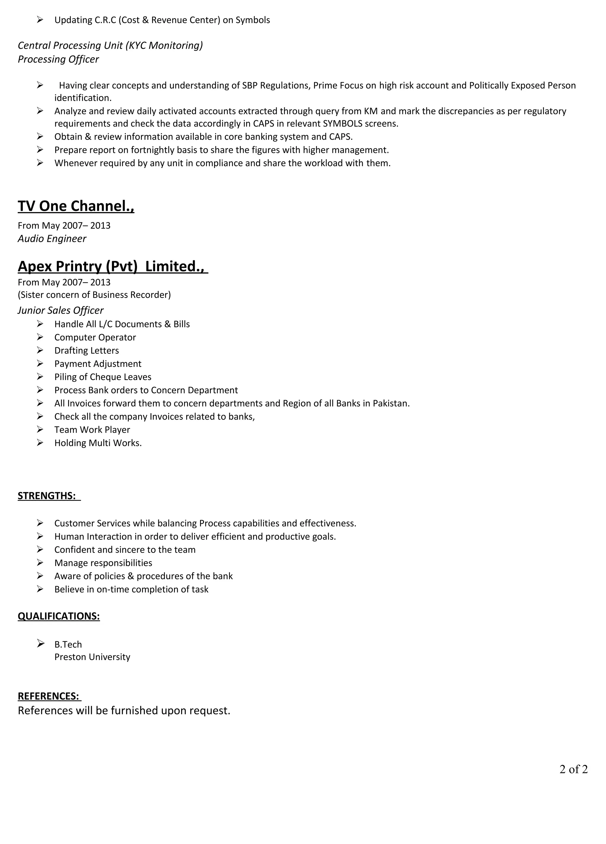 Hammad Resume.. | PDF