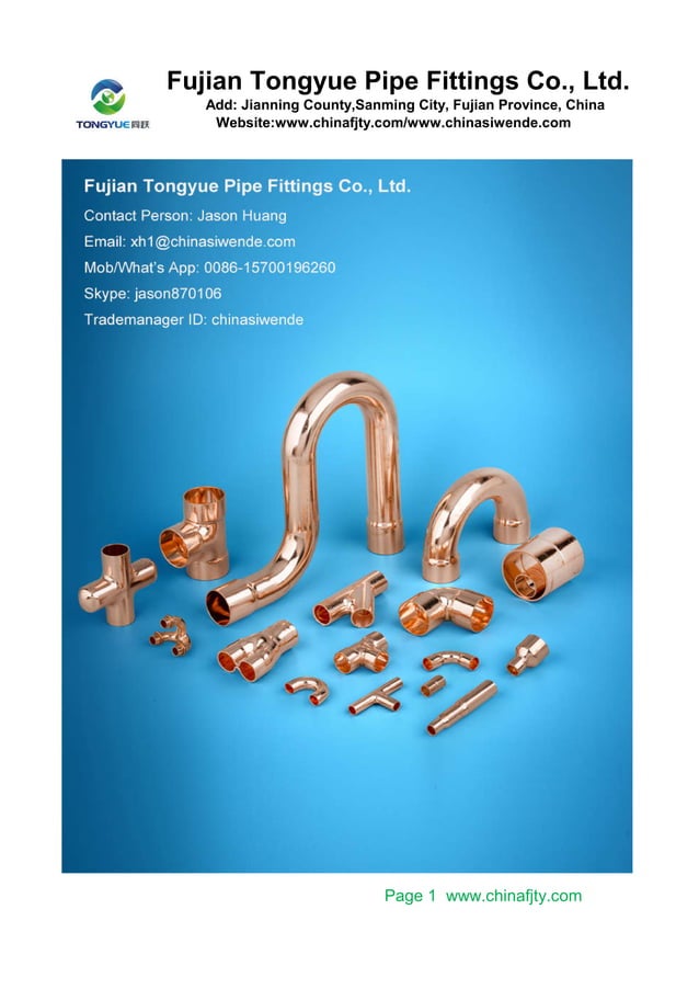 Tongyue Product Catalogue | PDF