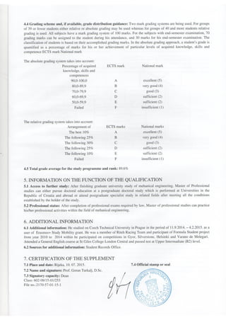 Certificate mag. ing. mech. | PDF