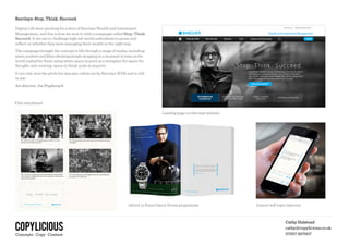Copylicious Portfolio | PPT