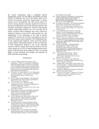 PHEVs as Dispersed Energy Storage For Smart Grid | PDF
