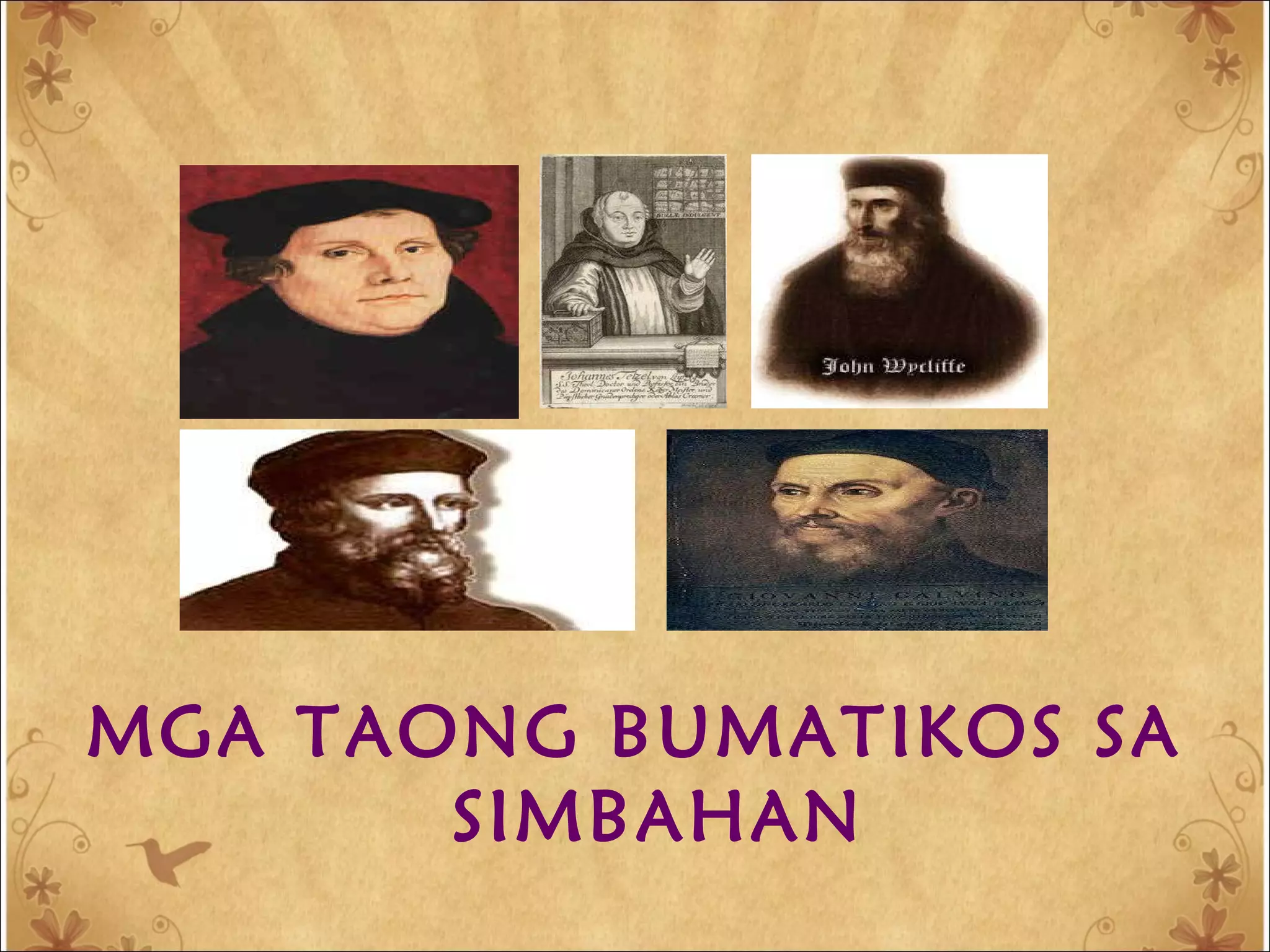 Repormasyon | PPT