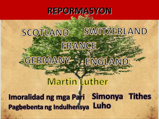 Repormasyon | PPT