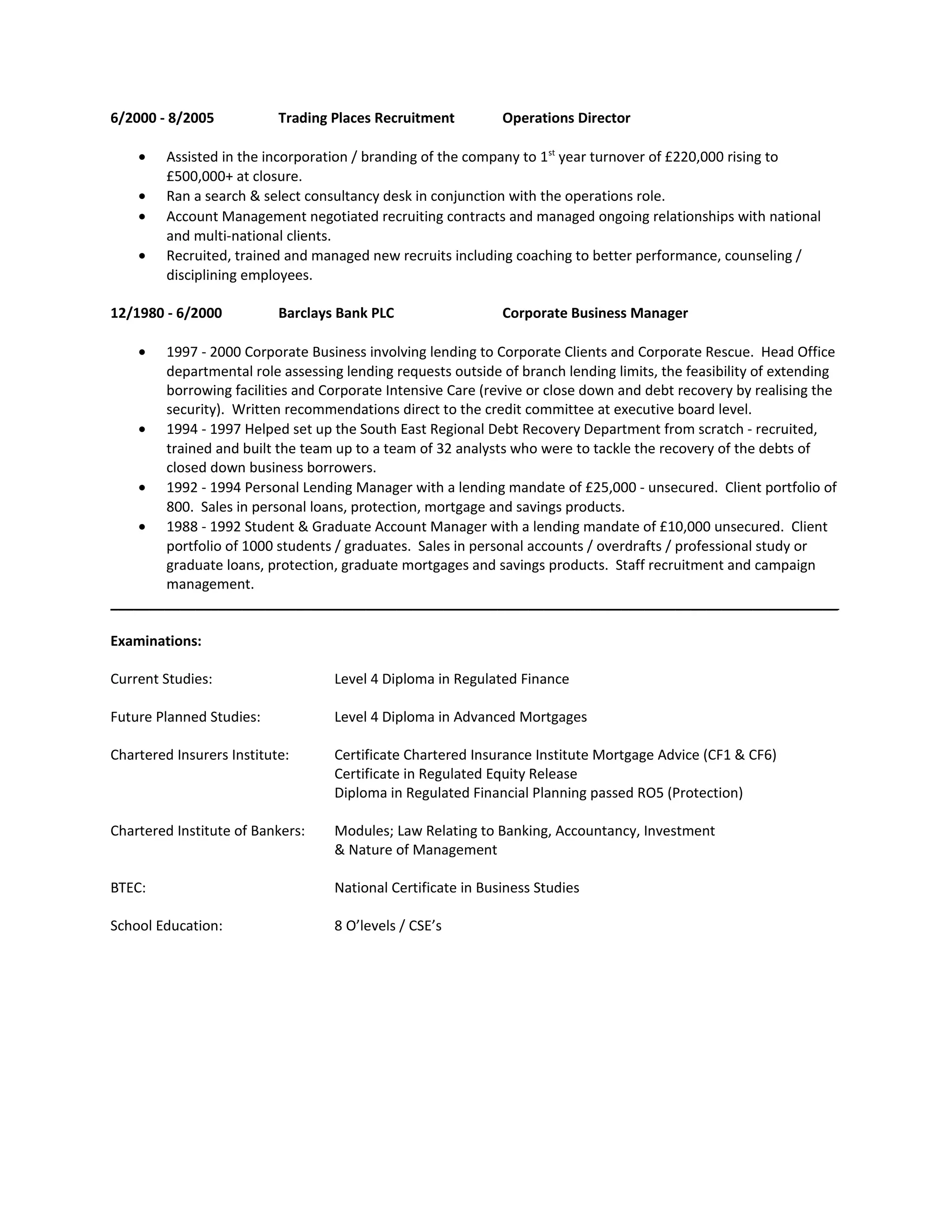 Chris Batton Apr16 CV | PDF