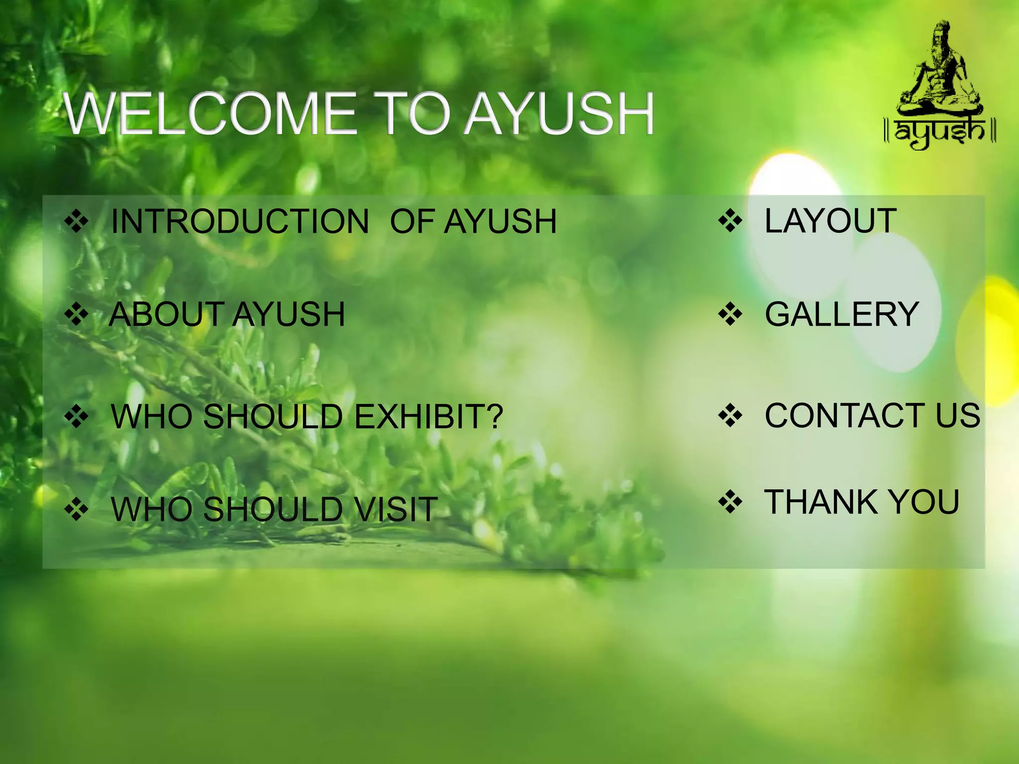 AYUSH MAIN PPT | PPTX