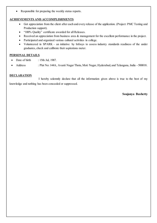 Soujanya Functionaltesting Resume Pdf