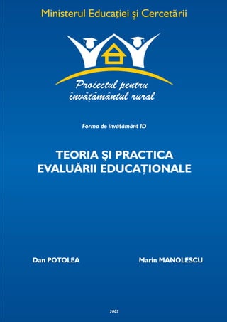 6752230 dan-potolea-marin-manolescu-teoria-si-practica-evaluarii-education-ale | PDF