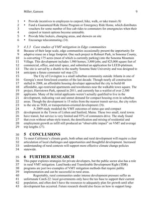 Mitigating Vehicle-Miles Traveled (VMT) in Rural Development | PDF