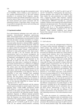 67551071 au-gold cementation with zinc powder at low cyanide | PDF | Chemistry | Science