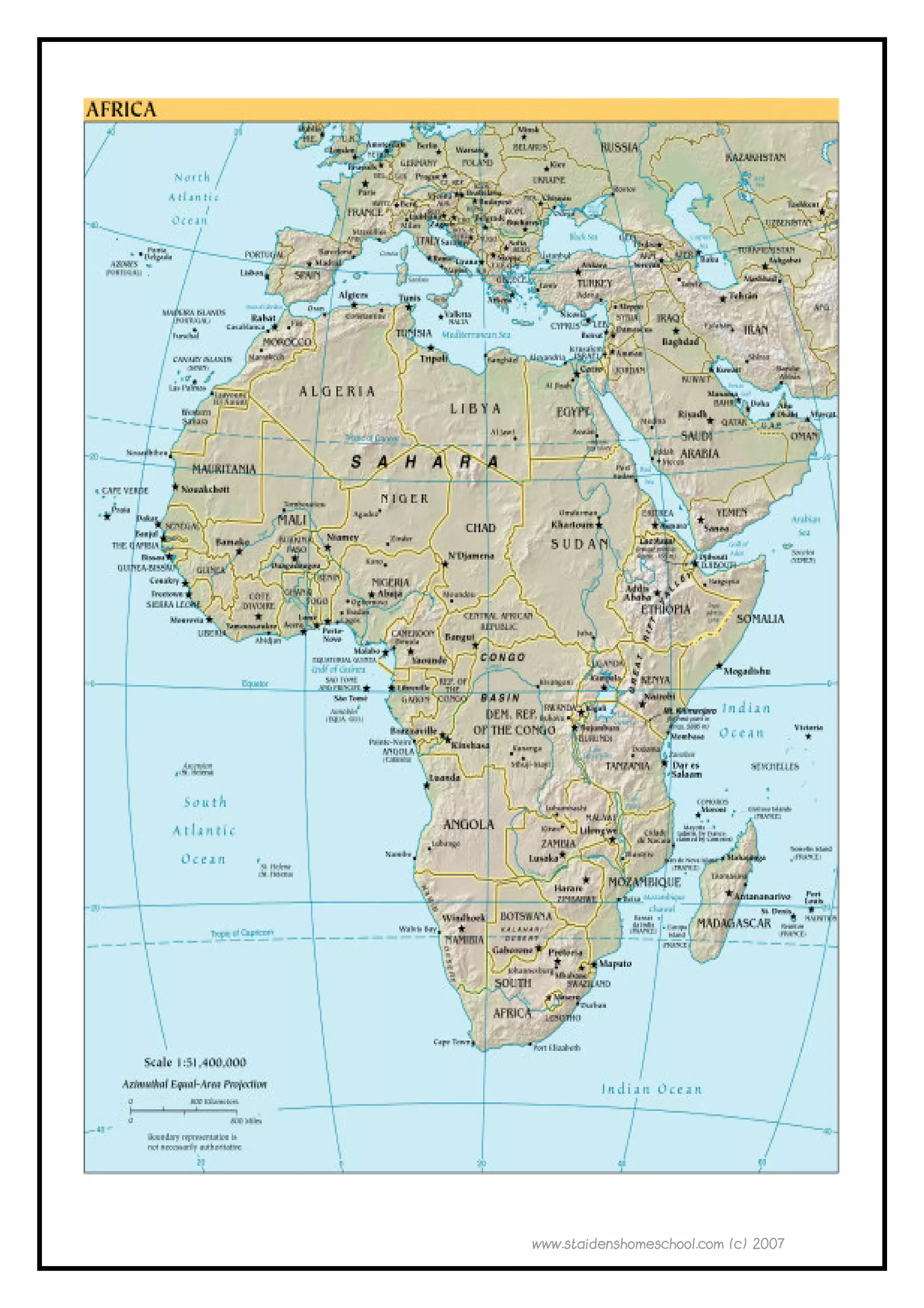 6756062 African Maps | PDF