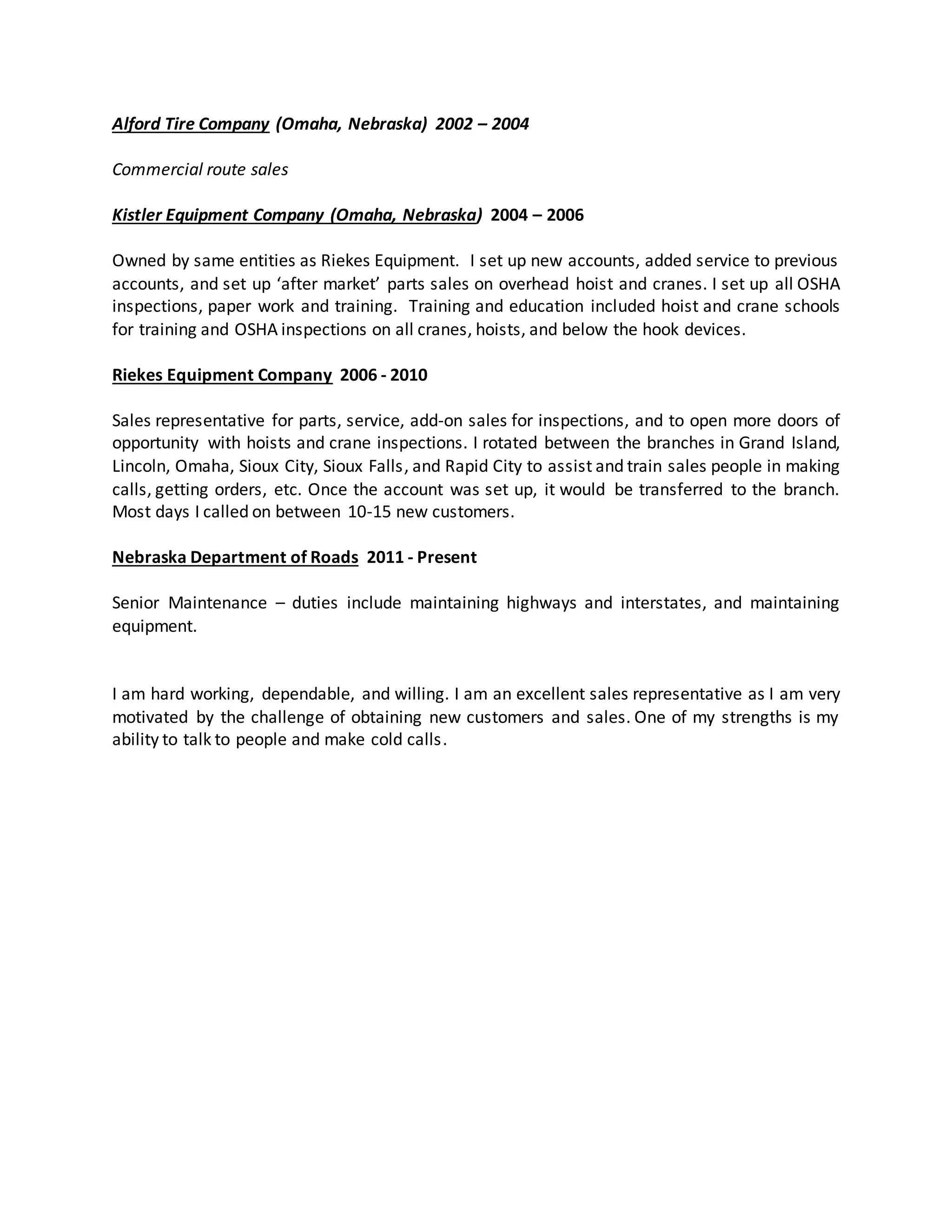 Don Resume 2014 | DOCX | Careers