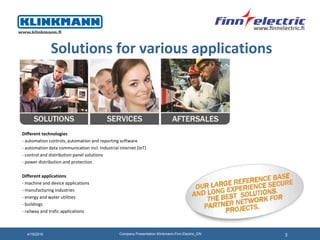 Company Presentation Klinkmann-Finn Electric_EN | PPTX