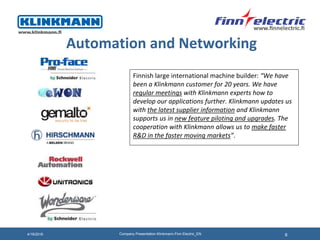 Company Presentation Klinkmann-Finn Electric_EN | PPTX