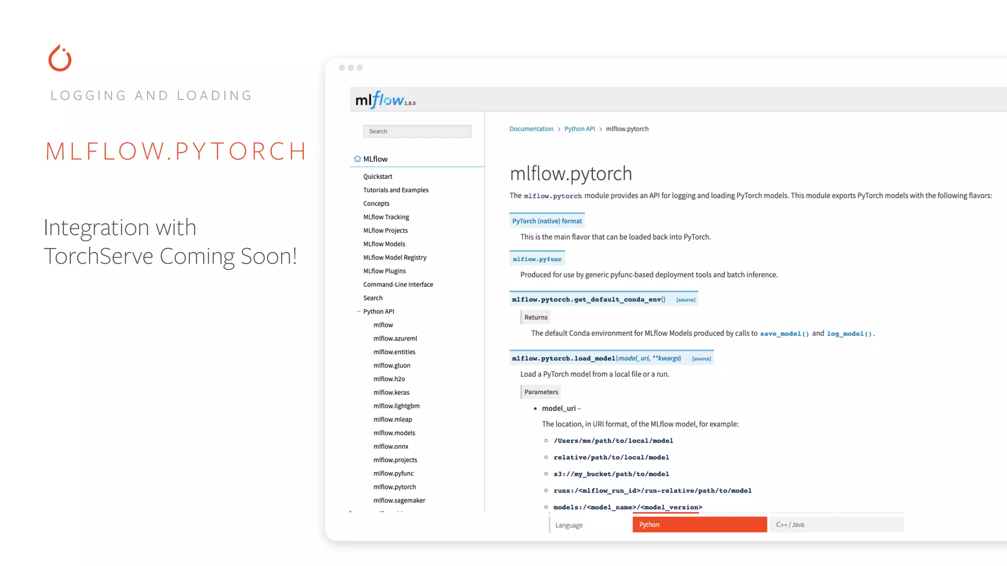 Scaling Up AI Research to Production with PyTorch and MLFlow | PPT