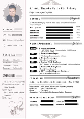 ahmed shawky cv Jan 2017 | PDF