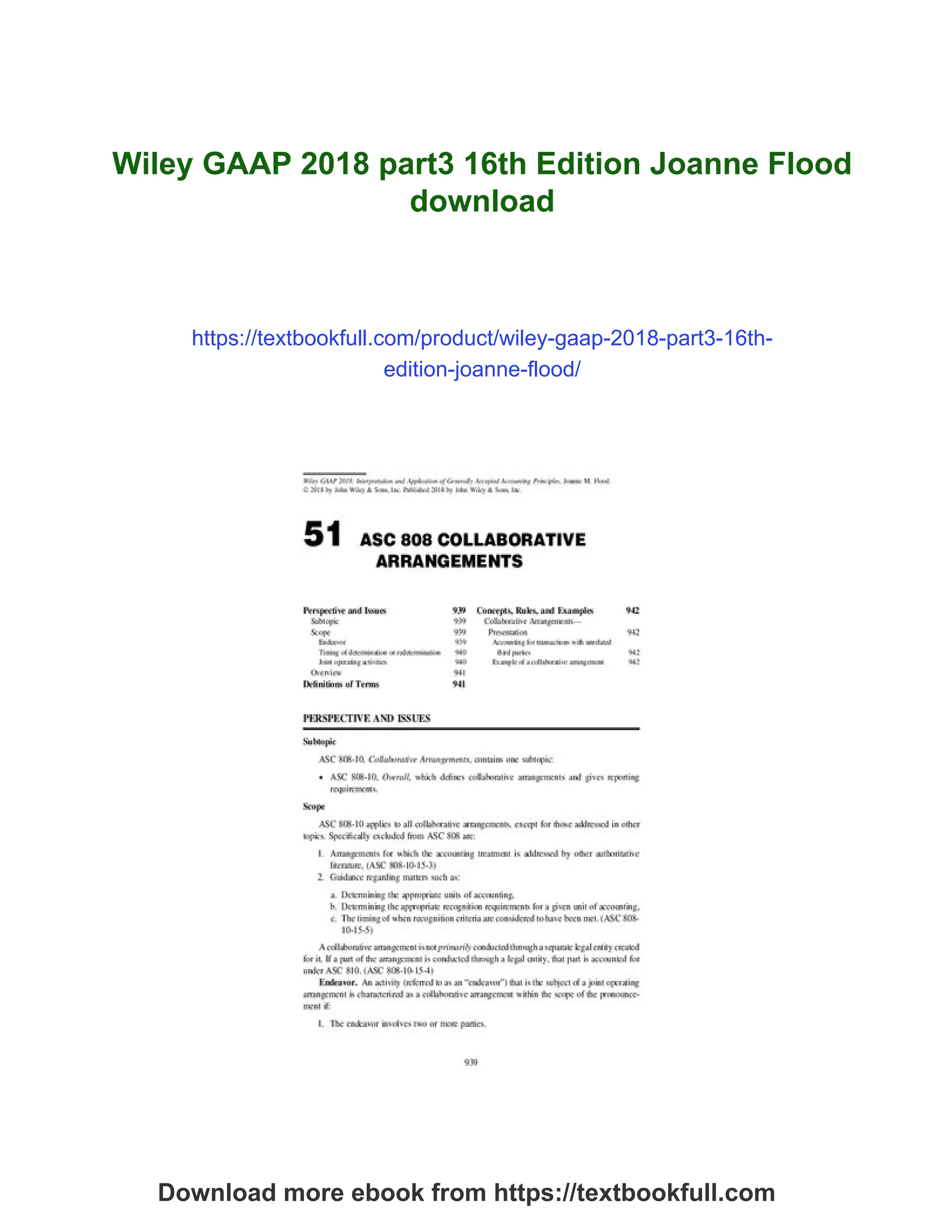 Wiley GAAP 2018 part3 16th Edition Joanne Flood | PDF