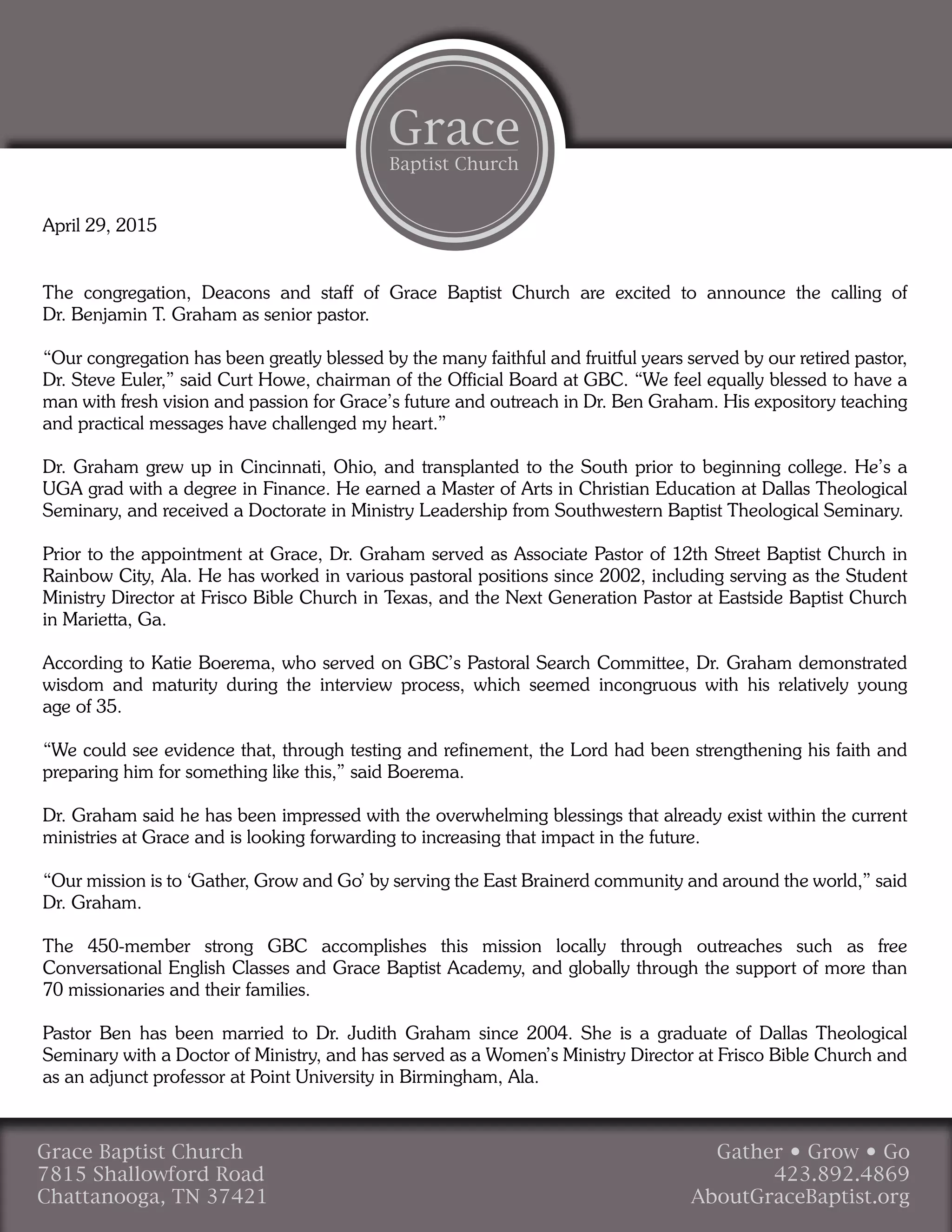 Sara Wexler press release | PDF