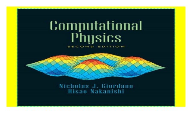 computational physics pdf giordano