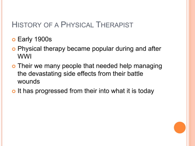 Physical Therapy | PPTX