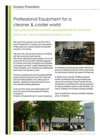 Aquila Triventek Presentation | PDF