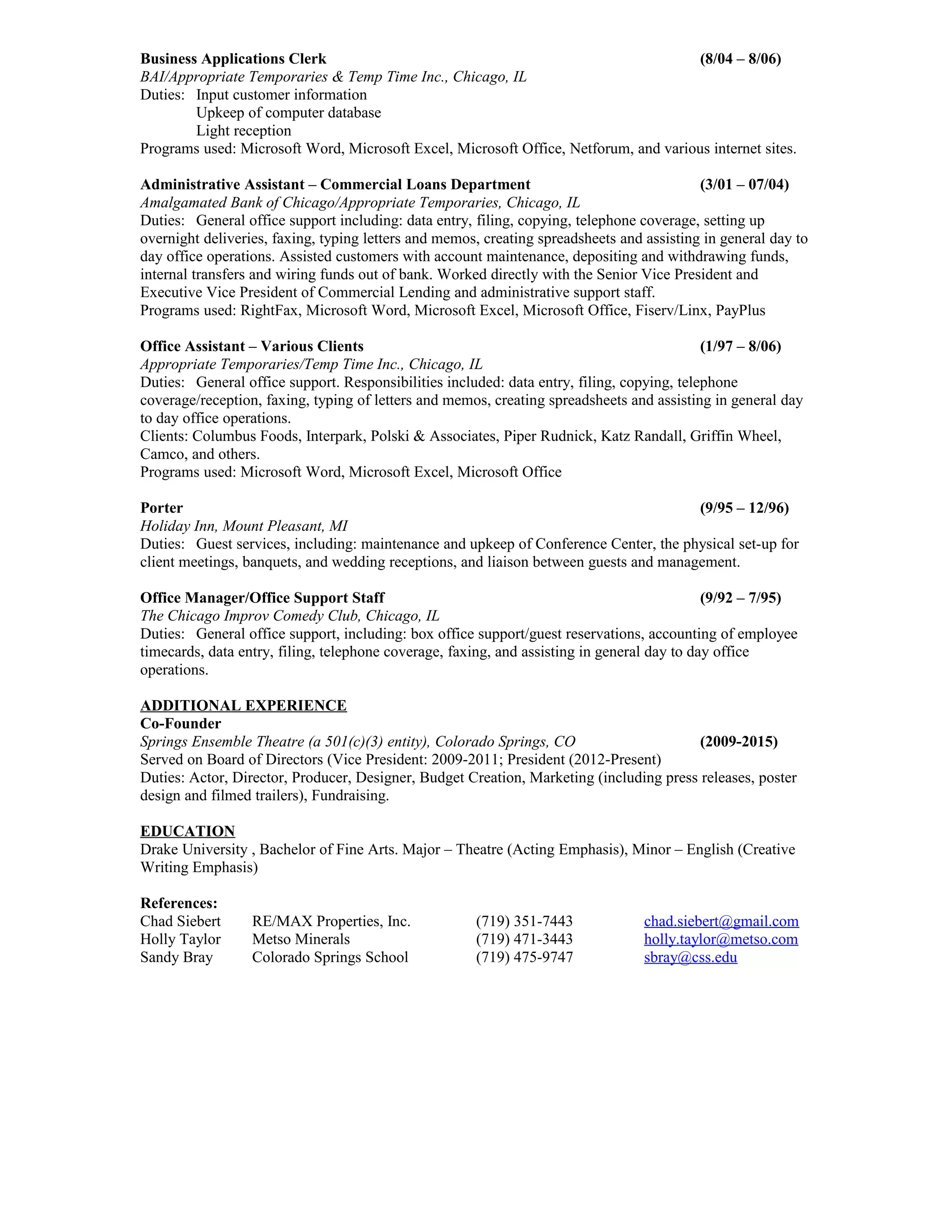 STEVE EMILYbusres | DOC